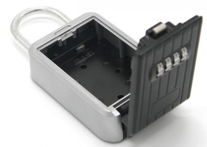 Durable Aluminum Alloy Combination Key Box / Outdoor Key Safe Lock Box