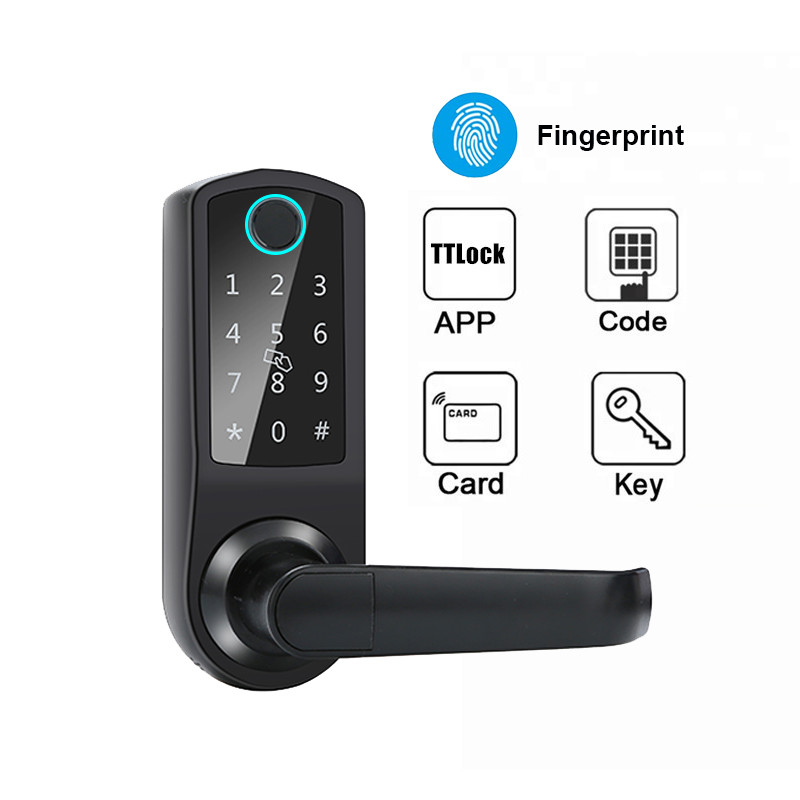 Home 30mm Electronic Keyless Door Locks 4xAA Electronic Security Door Locks