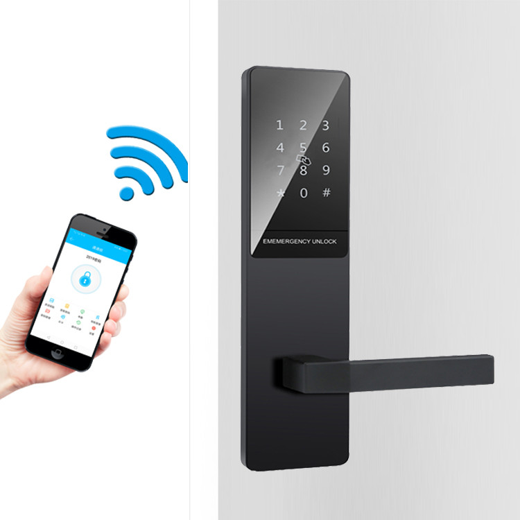 BLE Apartment Smart Door Lock 75mm Smart Keypad Door Lock