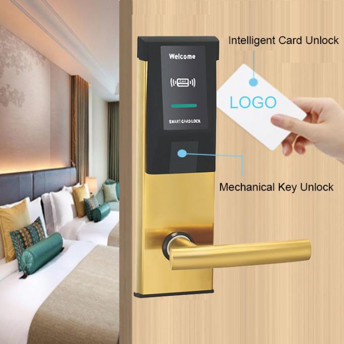 Electric RF Key Card Door Locks Cerradura Hotel Access Control System