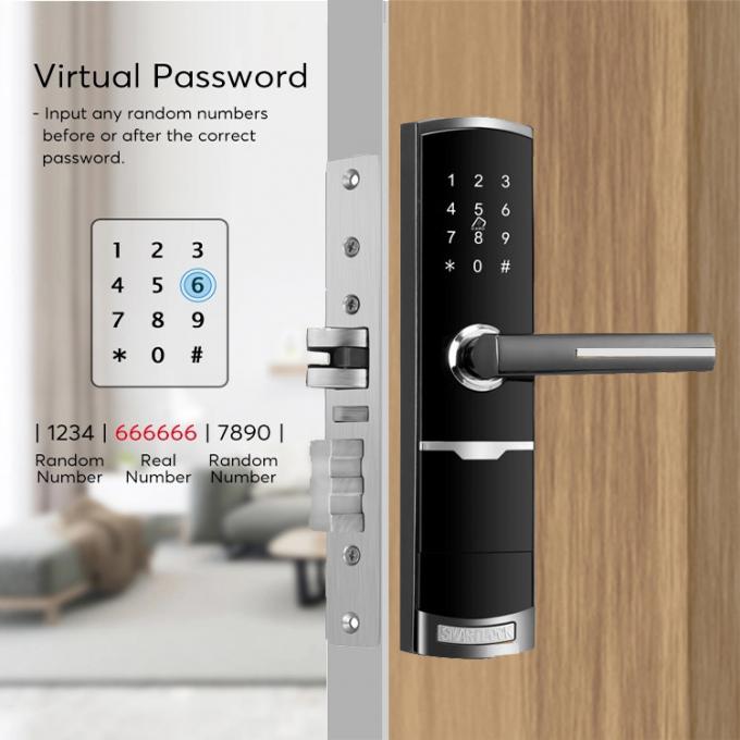 Smart Ttlock Wifi Keyless Entry Locks 65mm Hotel Key Card Lock