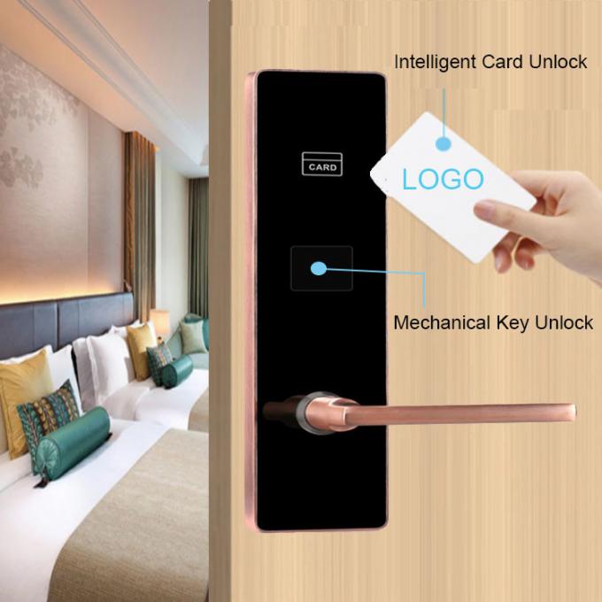 75mm Hotel Key Card Lock RFID Hotel Swipe Card Door Locks