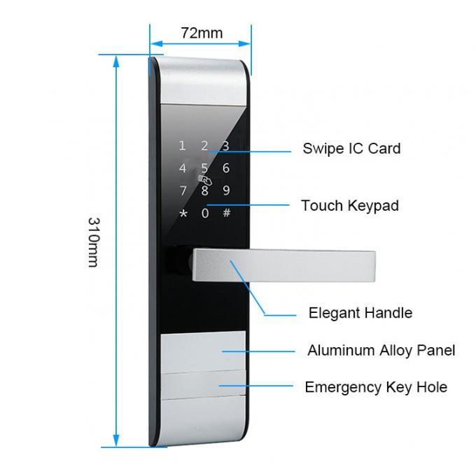 TT Lock APP Control Apartment House Digital Electric Smart Door Lock ...