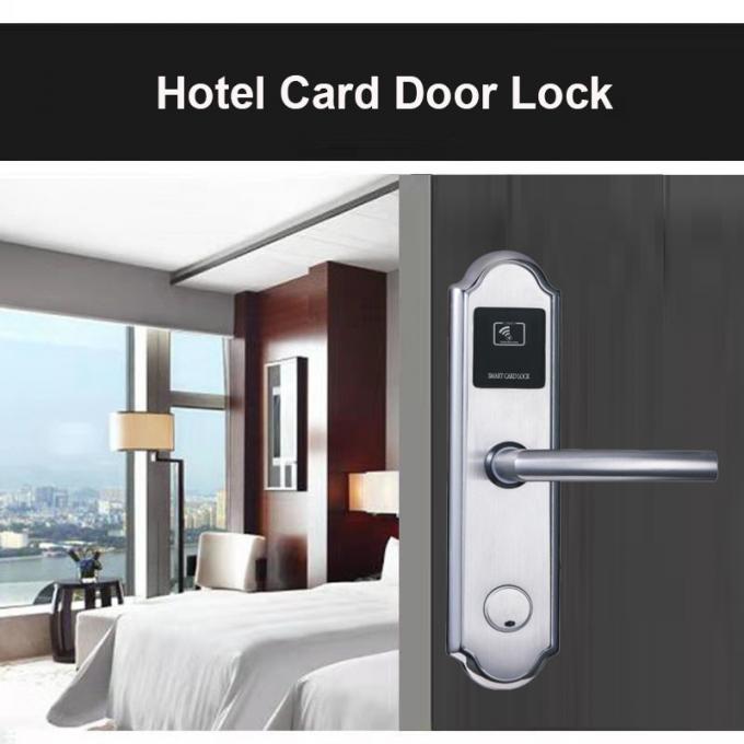 Anti Theft 3KG Card Activated Door Locks 1.5V AA Card Access Door Lock ...