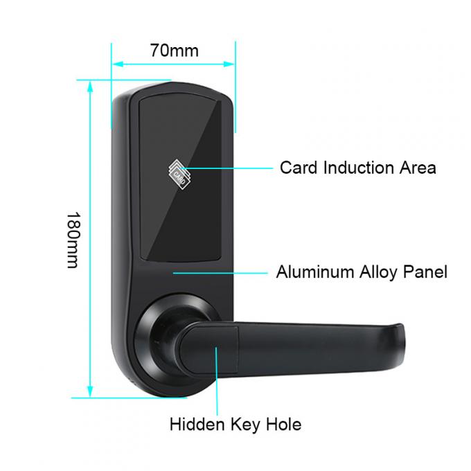 T57 Rfid Hotel Door Locks M1 Electronic Card Lock System