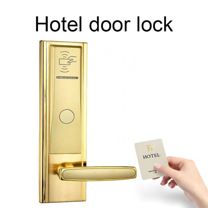FCC Key Card Access Door Locks 280mm Key Swipe Door Locks
