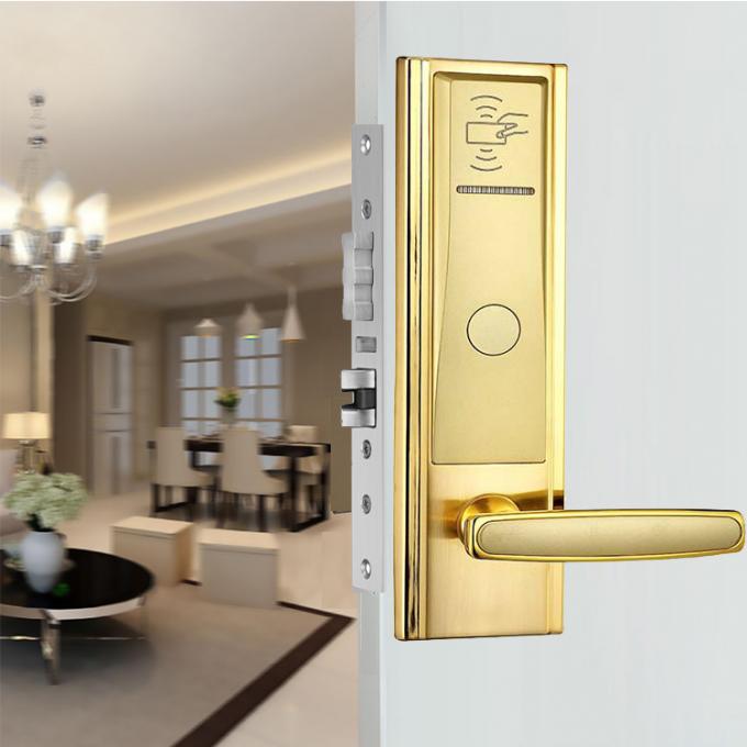 FCC Key Card Access Door Locks 280mm Key Swipe Door Locks